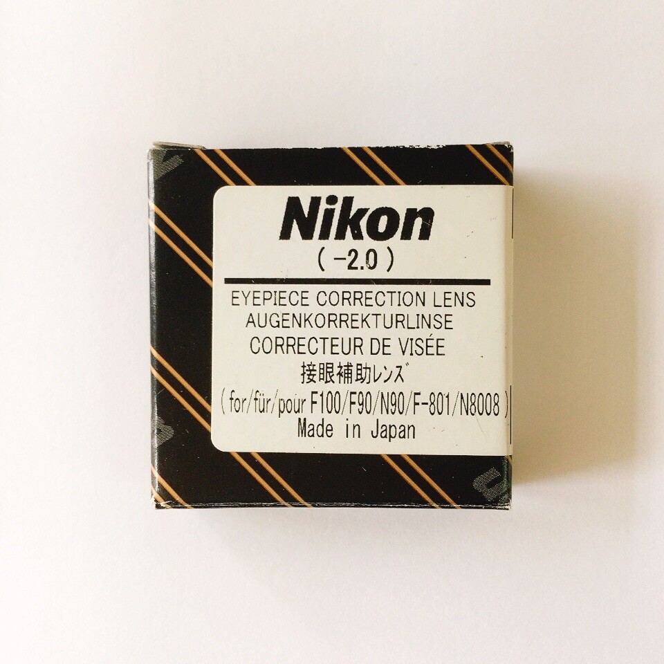 Nikon -2.0 Eyepiece Correction Lens for F100,F90,N90,F-801,N8008 ...
