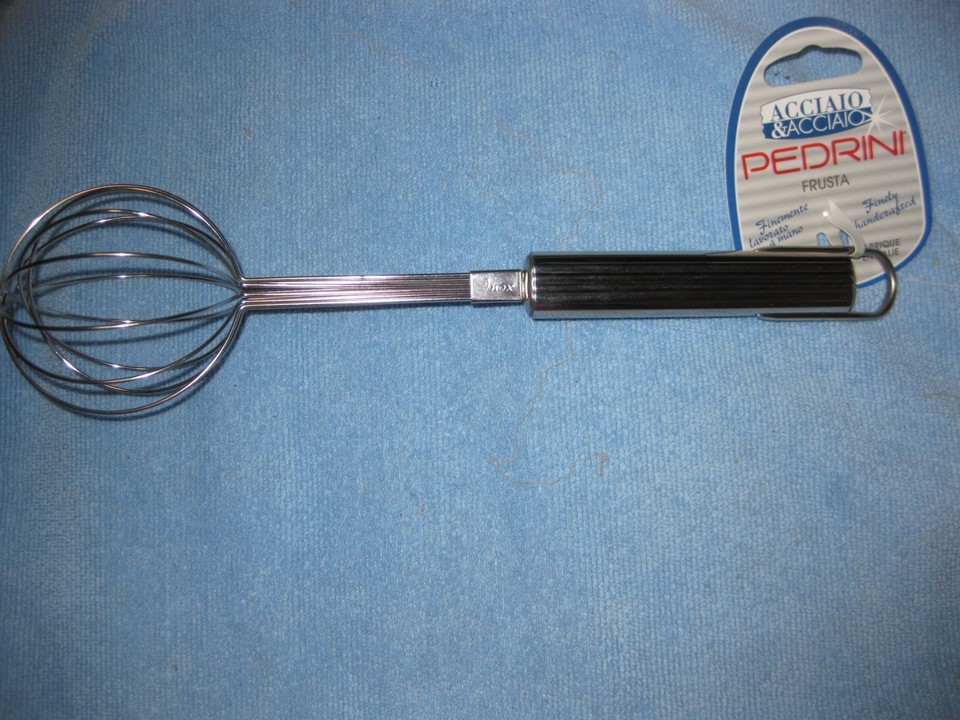 Vtg NOS Pedrini PPL Italy 12" Ball Whisk Stainless Steel New | eBay