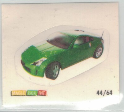 RARE Micro Machines Sticker #44 Nissan 350Z Green Z33 by Magic Box | eBay
