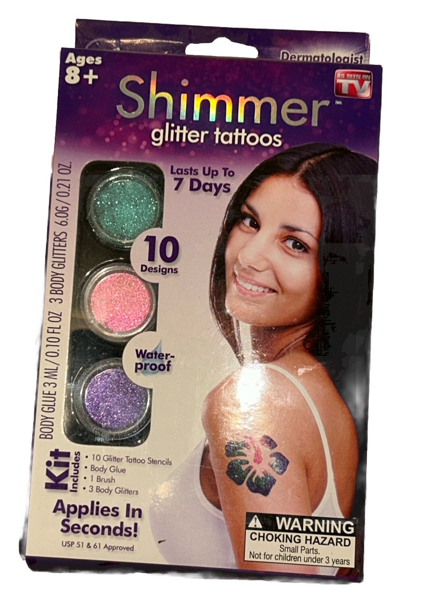 Shimmer Glitter Tattoos Glitter Tattoos For Family Fun Nights