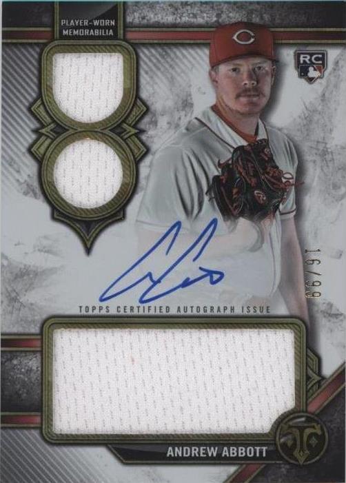 2024 Topps Triple Threads - Rookie Autograph Relics Andrew Abbott #RAR ...
