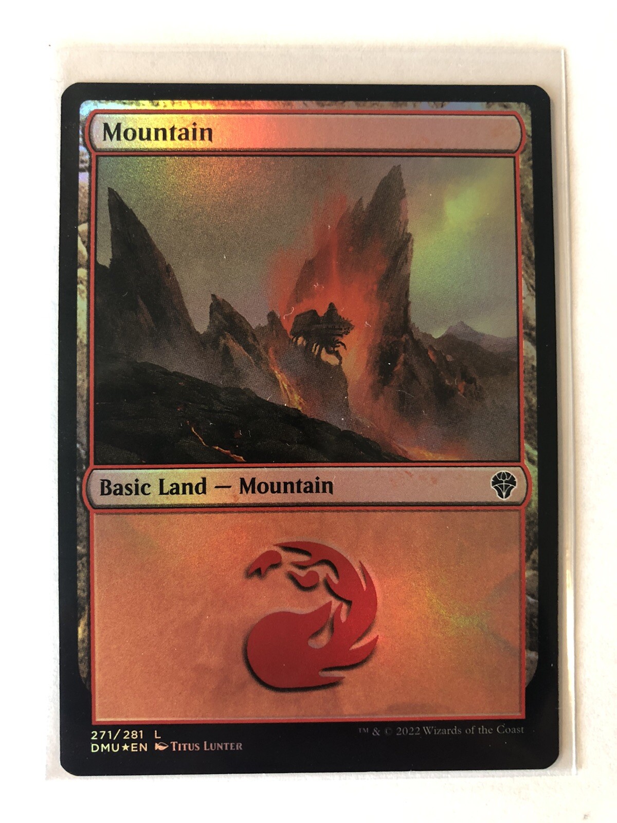 Mountain Land 271 Foil Dominaria United DMU MTG Magic The Gathering ...