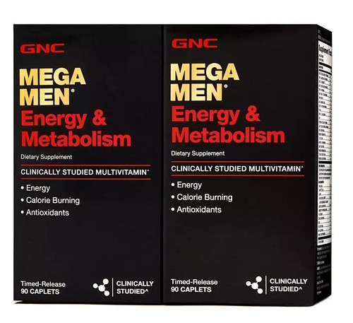 GNC Mega Men Energy & Metabolism Multivitamins, 180 ct. | eBay