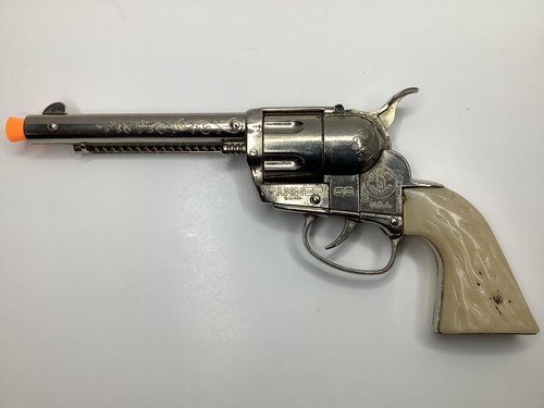 Vintage Mattel FANNER 50 TOY CAP GUN Pistol Revolver - 11" Long *Read ...
