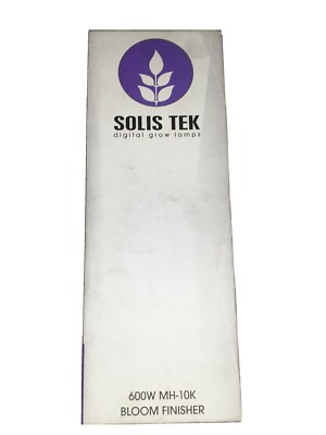 Solis Tek 600W MH-10K Bloom Finisher Digital Grow Lamp Metal Halide ...