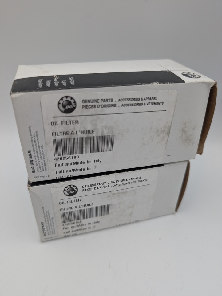 QTY.2 | BRP OEM Oil Filter 420256188 Can Am Maverick Outlander -MADE IN ...