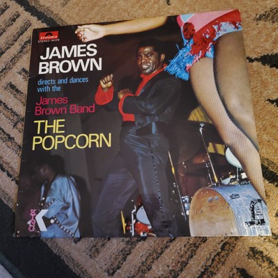 James Brown lp The Popcorn King 1055 Stereo Orange-Black Label Exc+/NM ...