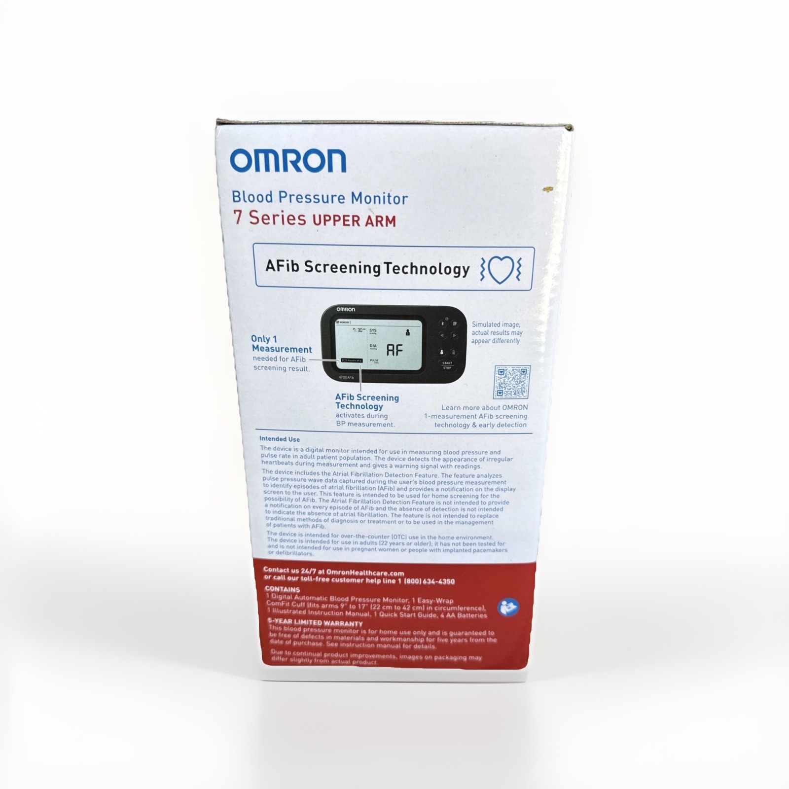 OMRON - 7 Series - AFib Screening - Upper Arm Blood Pressure Monitor ...