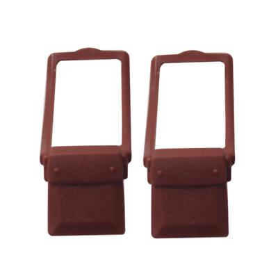 2 NEW LEGO Minifigure, Utensil Bag Messenger Pouch Reddish Brown | eBay