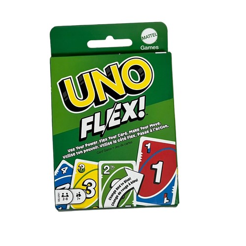 UNO Flex Use Your Power Flex Your Card Make Your Move Card Game ...