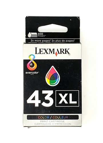 NEW Genuine Lexmark 43XL Color Ink Cartridge OEM | eBay