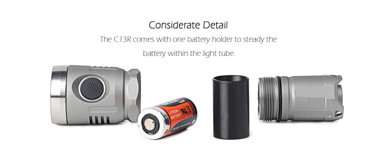 Sunwayman C13R Rechargeable Flashlight -380 Lumens -Available in Black ...