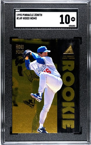 1995 Pinnacle Zenith #149 Hideo Nomo SGC 10 GEM MINT | eBay