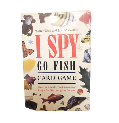 Go Fish Card Game - I Spy - Scholastic Matching Game Complete w/ rules ...