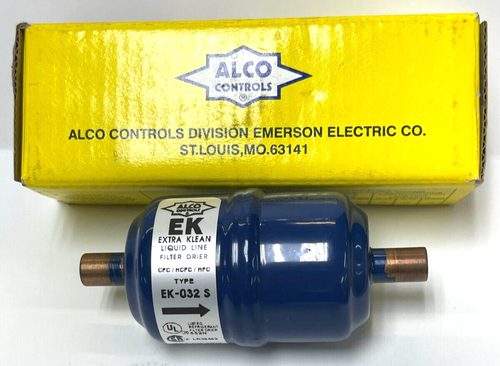 ALCO CONTROLS EXTRA KLEAN LIQUID LINE FILTER-DRIER EK-032S MWP 500 PSIG ...