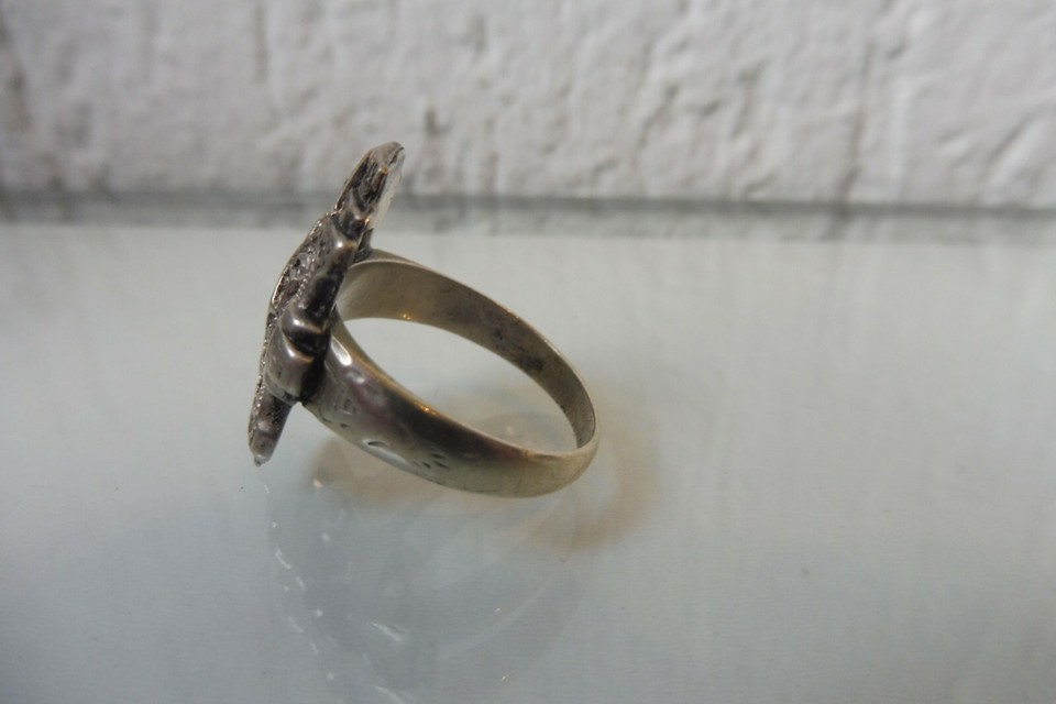 Anello Bello, Molto Vecchio, 835 Argento Con Marcasite | eBay