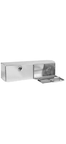 Weather Guard Defender Standard Hi-Side Truck Box, Aluminum, Gray 3.3 ...