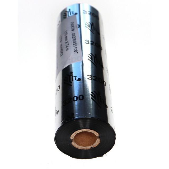 03200GS11007 Zebra 3200-g Wax Resin 110mm X 74m Black Premium Printer ...