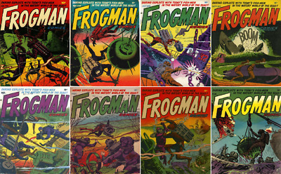 1952 - 1953 Frogman Comic Book Package - 9 eBooks on CD | eBay