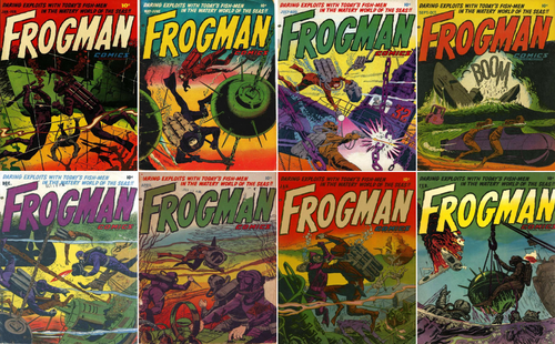 1952 - 1953 Frogman Comic Book Package - 9 eBooks on CD | eBay