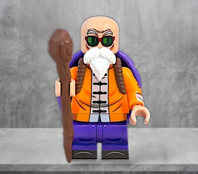 Minifigure Dragon Ball Master Roshi Compatibile Con Marchio LEGO Anime ...