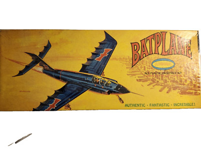 SUPER RARE Vintage 1966 Aurora BATMAN & ROBIN PLANE Model Kit 487-98 | eBay