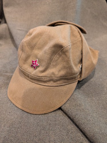 SOVIET RUSSIAN AFGHANISTAN WAR TAN FIELD CAP HAT 1980'S MEDIUM SIZE | eBay