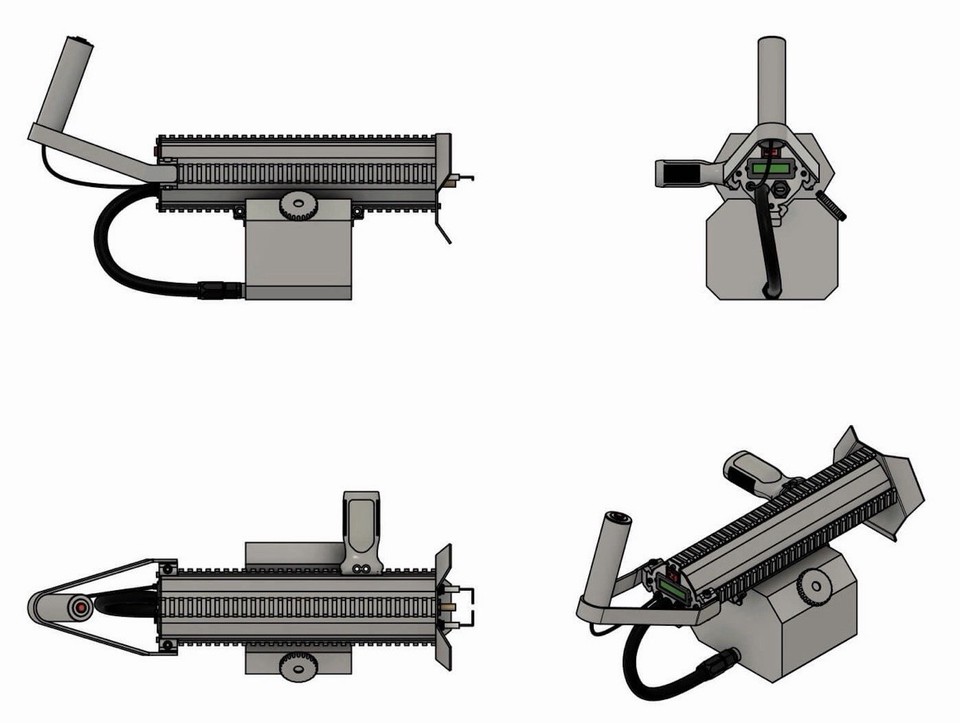 Modular Electric handheld Flamethrower Drones, Robot etc. 30'Range ...