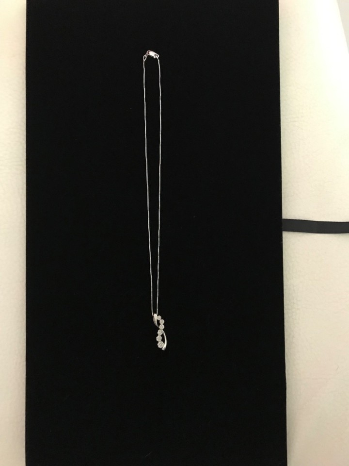 10k gold diamond necklace | eBay