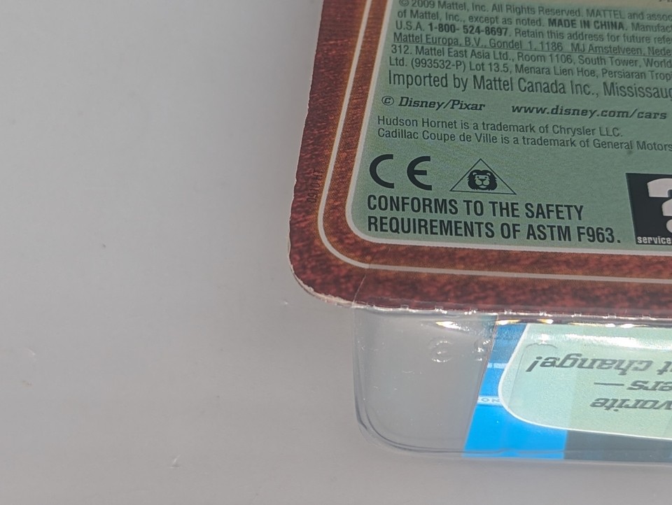 Color Changers Dinoco Lightning McQueen 2010 Disney Pixar Cars NIB Blue ...