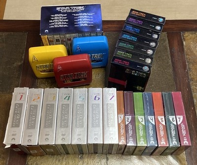 Star Trek DVDs Complete Original Series Next Generation Deep Space Nine ...