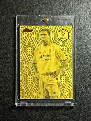 2024-25 Topps Finest UEFA CC Ronaldo R9 Gold Idols SSP CASE HIT 1:4752 ...