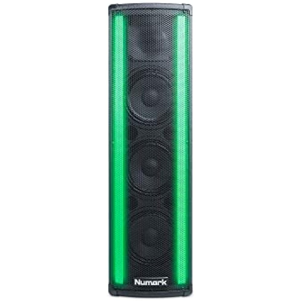Numark Lightwave | 2-Way DJ Speaker with Beat Sync'd LED Lights (200W ...
