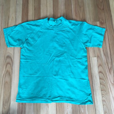 VTG 80s GAP Sport Green Cotton T-Shirt Single Stitch USA Crew Blank | eBay
