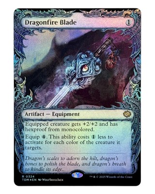 MTG | Dragonfire Blade | Tarkir: Dragonstorm | Foil | NM | EN | eBay