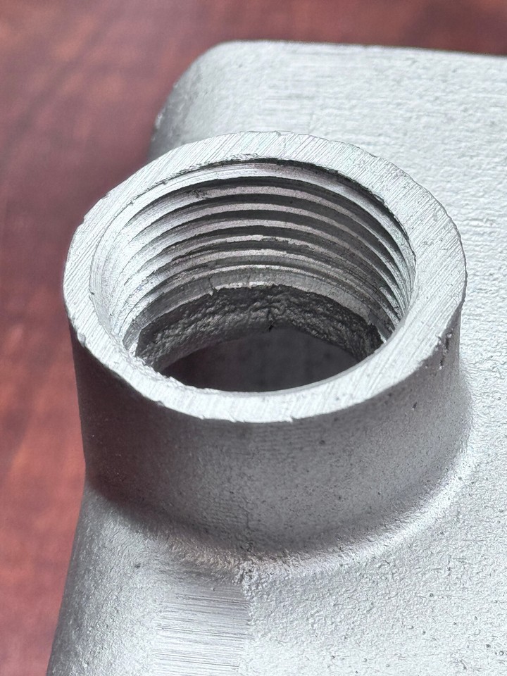 2 x Killark Electrolet 2FSC-3, 1" Hub, Shallow Cast Device Box Aluminum ...