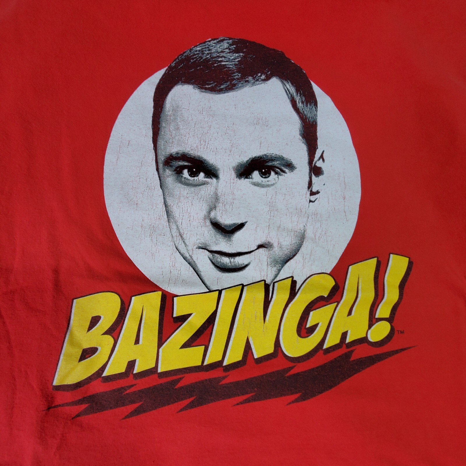Vintage Big Bang Theory Sheldon Cooper Red Bazinga G… - Gem