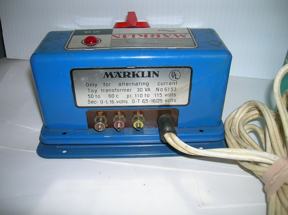 MARKLIN HO # 6153 AC TRANSFORMER 30 VA / 110 VOLT FOR US MARKET , LOT ...