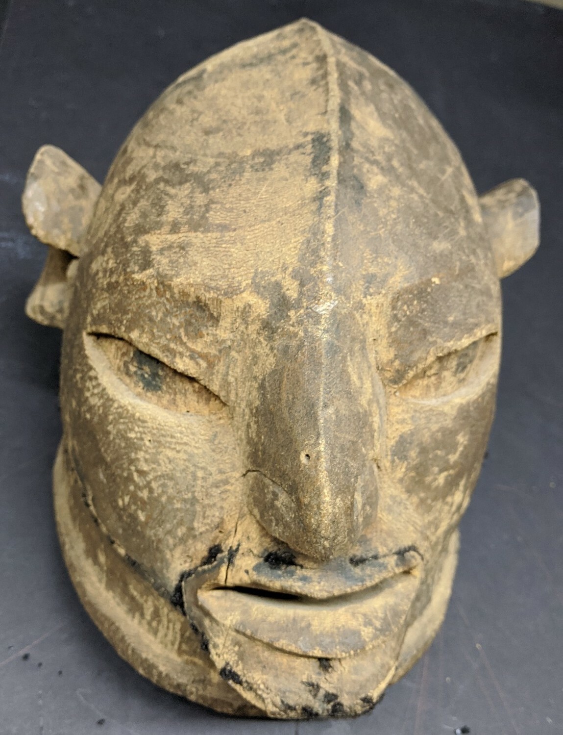 AFRICAN RARE MAKONDE LIPIKO WOOD HELMET DANCE MASK MOZAMBIQUE TANZANIA ...