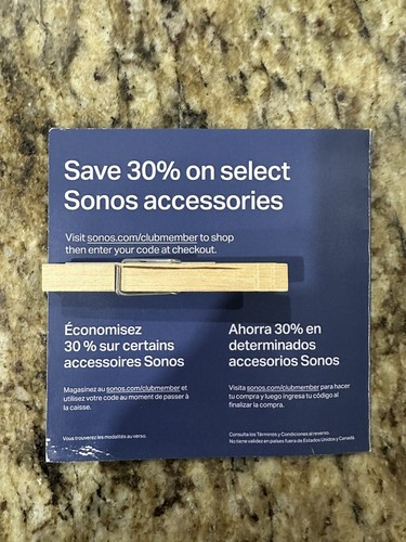 Sonos 30% Off Sonos Accessories Coupon Code | eBay
