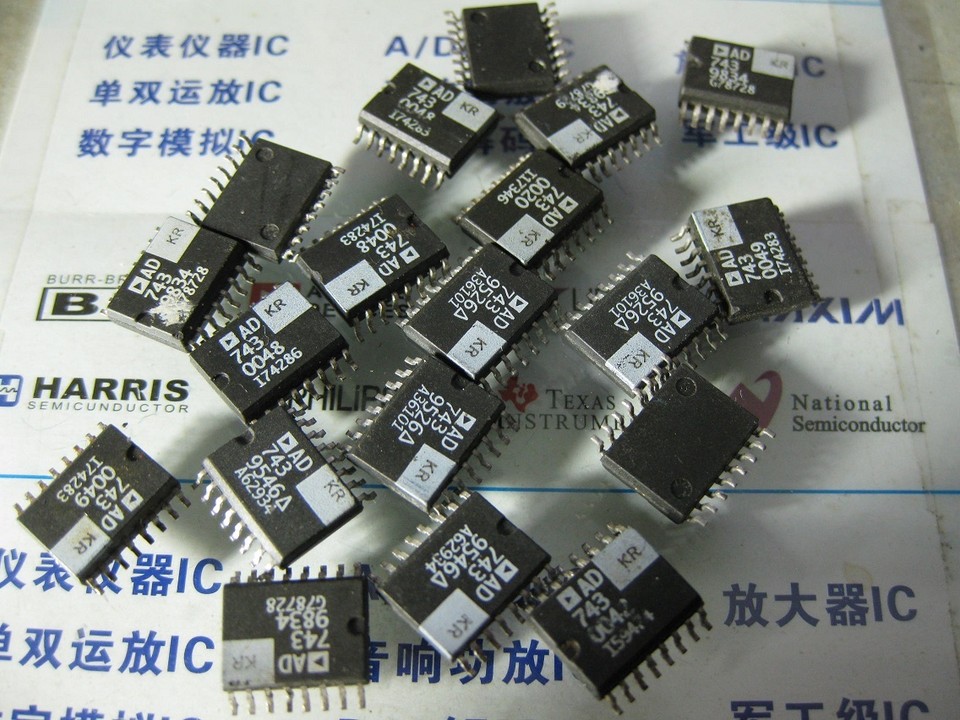 1X AD743KR Ultralow Noise BiFET Op Amp AD743 | eBay