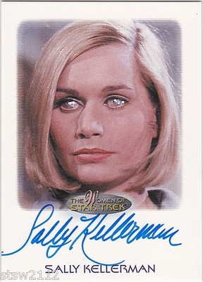 STAR TREK WOMEN OF SALLY KELLERMAN DR ELIZABETH DEHNER AUTOGRAPH ...