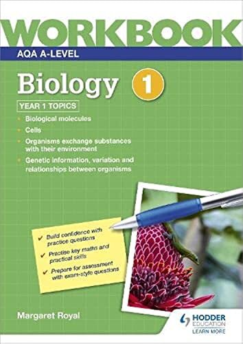 AQA A-level Biology Workbook 1 (Aqa Workbook), Royal 9781510483156 New ...