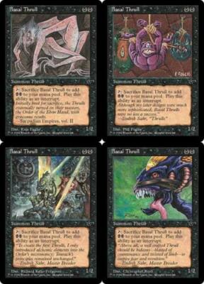 4 Basal Thrull (random artworks)- LP - Fallen Empires - mtg - x4 4x | eBay