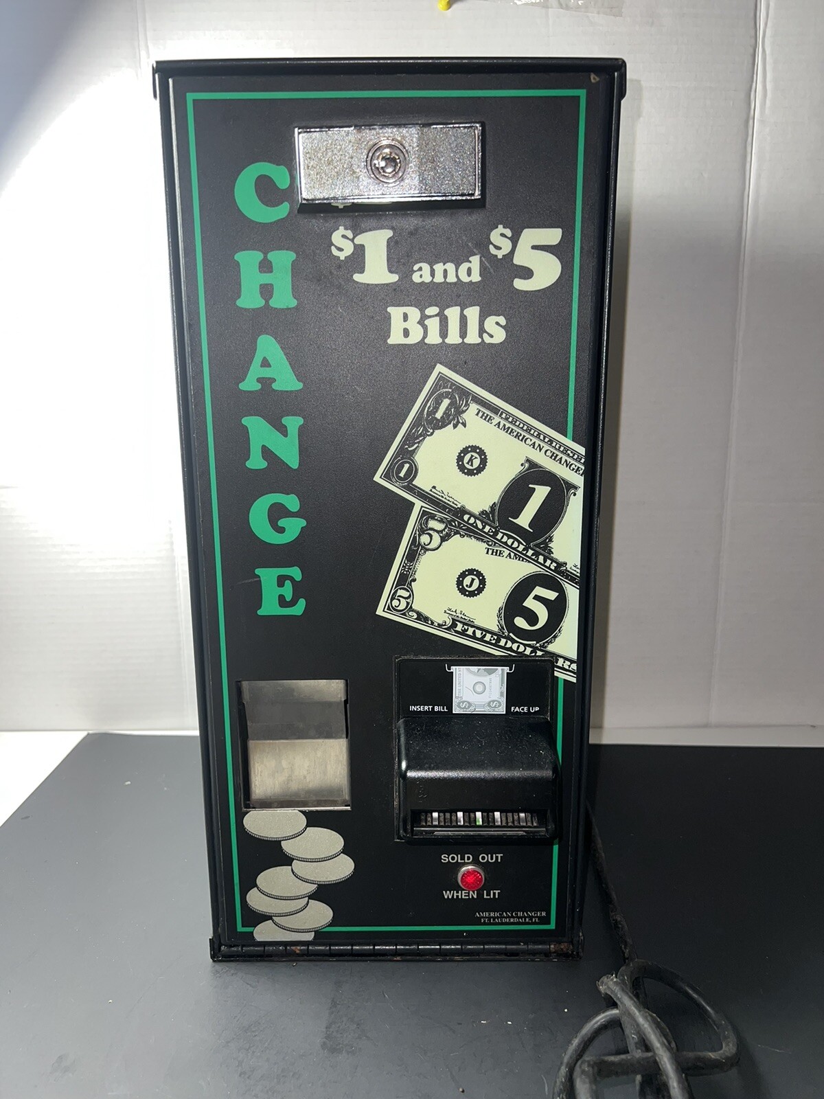 American Changer AC500 Quarter Change Machine Bill Changer Single ...