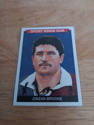 2022 Sport Kings Volume 3 Zinzan Brooke Card #119 Rugby All Blacks Card ...