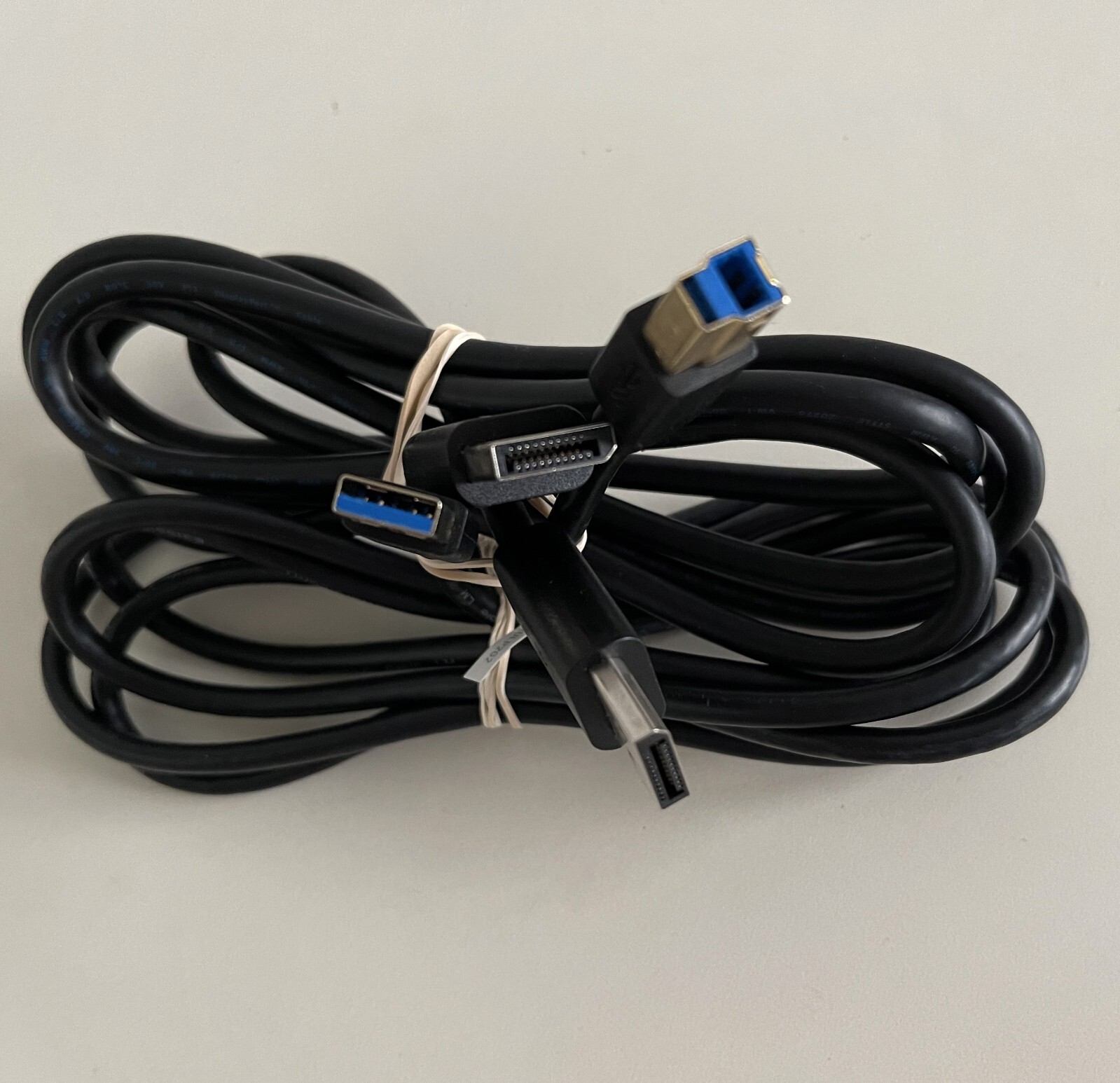 2 OEM Dell USB 3.0 Cables Type A Male to B Male N26R1 & High Speed HDMI ...