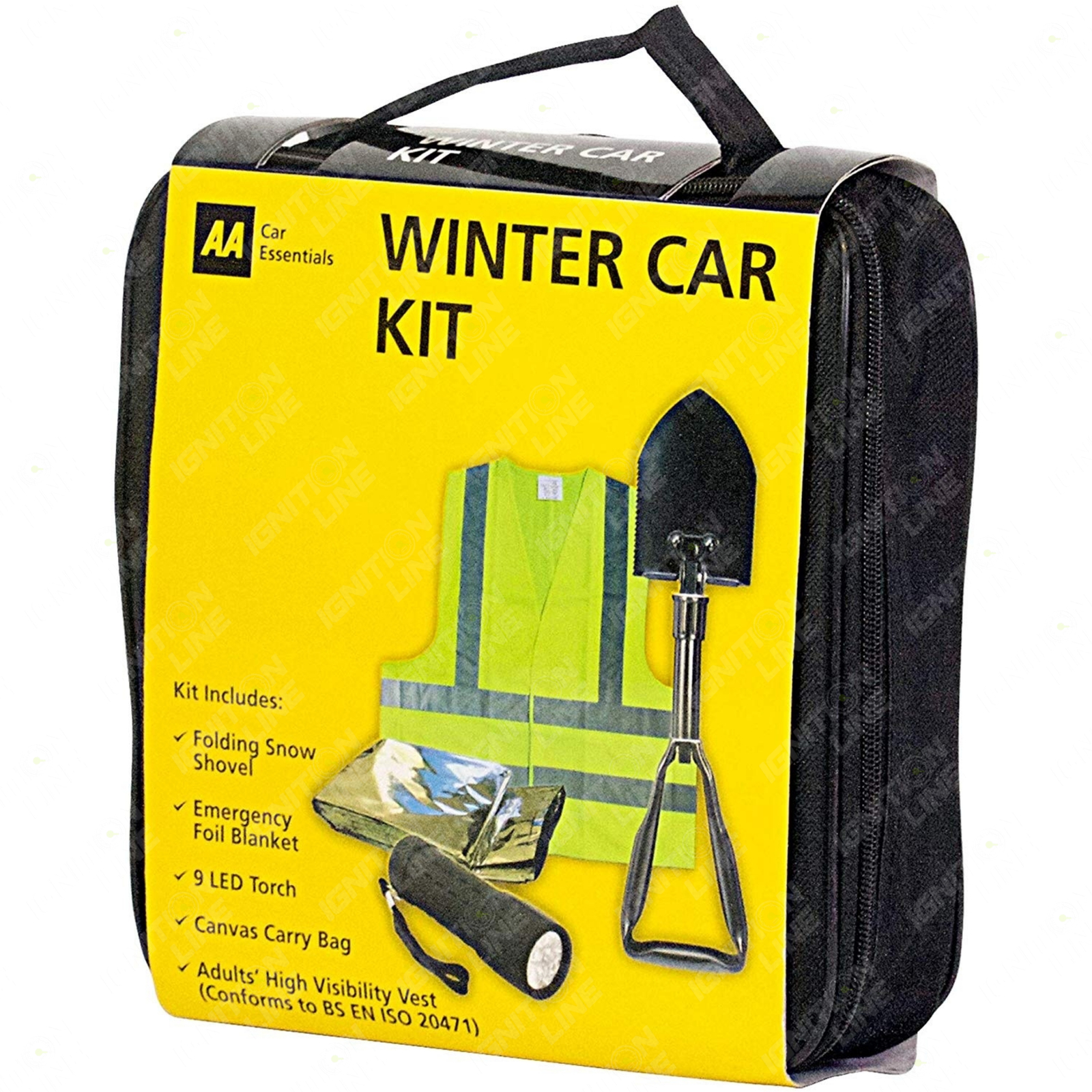 AA Winter Emergency Travel Kit Car Driving Travel Kit Snow Shovel Torch ...