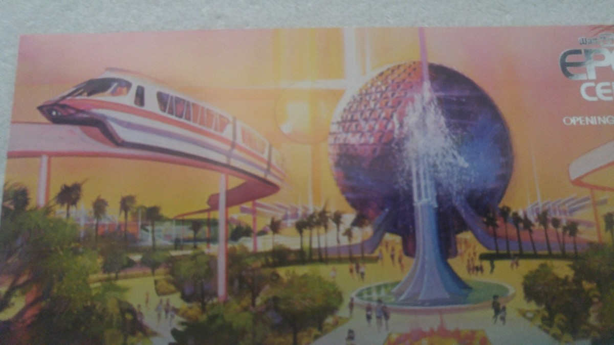 Epcot Opening Commemorative Tickets Epcot VIP Opening Day Ticket.