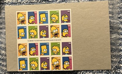 US Postage Stamps "The Simpsons" 2009 (Sealed, MNH) 44 Cent ...